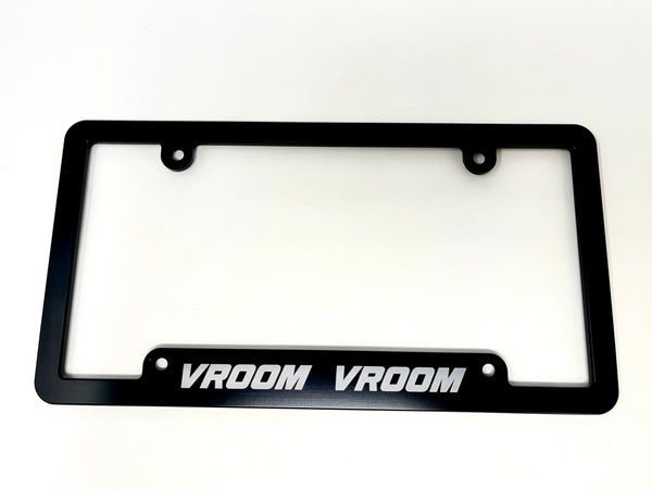 Vroom Vroom Billet Aluminum License Plate Frame – HMC BILLET