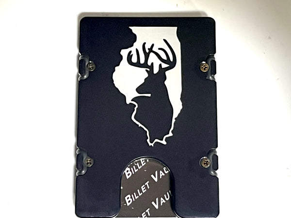 Deer Hunter - Illinois - BilletVault Aluminum Wallet – HMC BILLET
