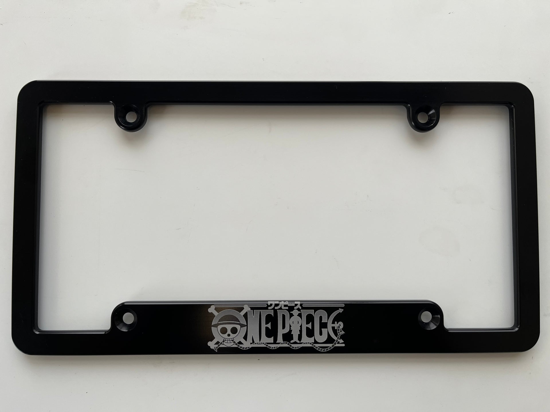 One Piece Billet Aluminum License Plate Frame – HMC BILLET