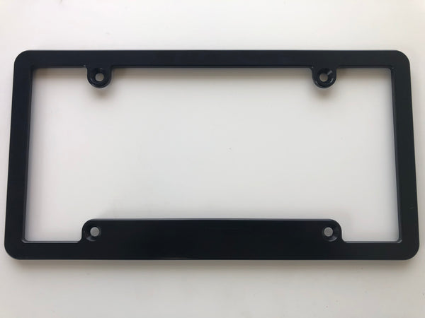 Standard SNP Black Billet Aluminum License Plate Frame – HMC BILLET