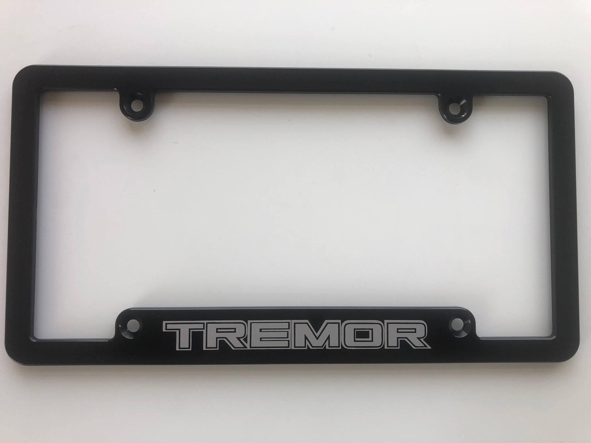 Tremor Billet Aluminum License Plate Frame – HMC BILLET
